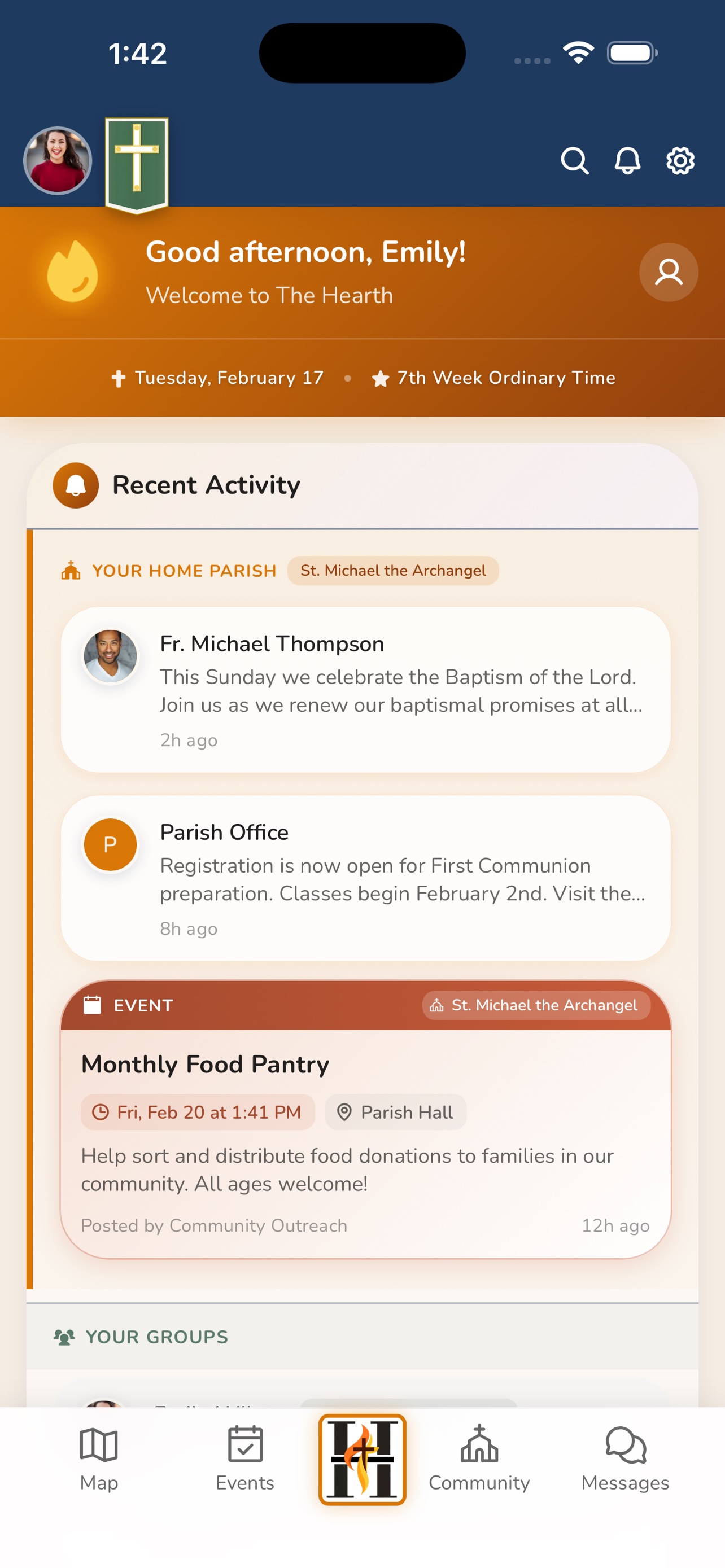 Hearth - Unite Your Parish Community